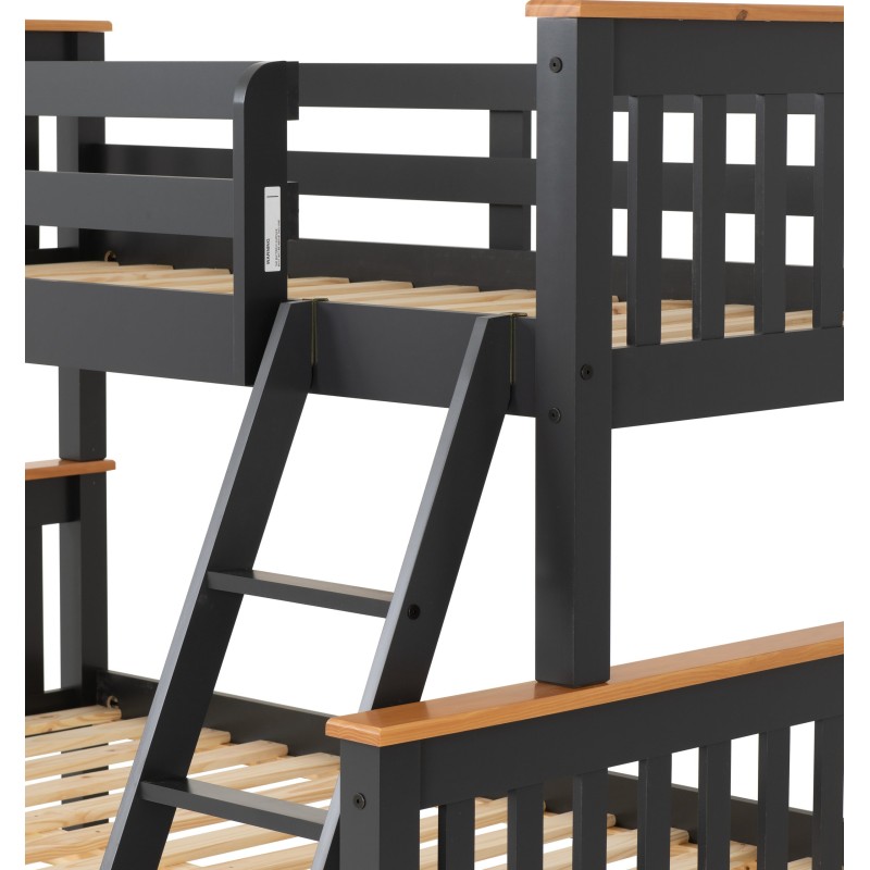 Neptune White Triple Sleeper Bunk Bed